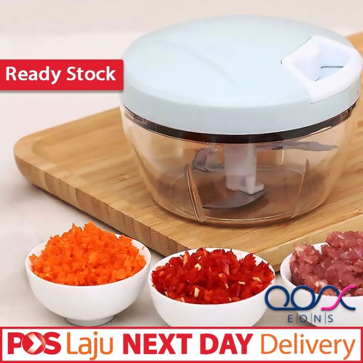 NON TOXIC 💖 Hand Pull Manual Garlic Chopper Vegetable Onion Cutter ...