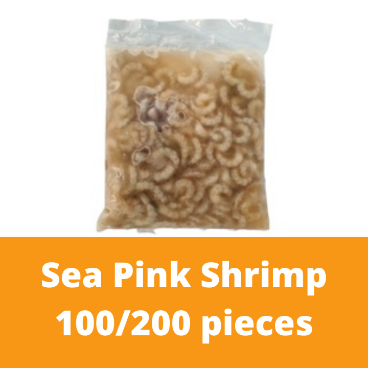 Sea Pink Shrimp 100/200 pieces Sung Tao Frozen Seafood 海粉虾 Udang Laut ...