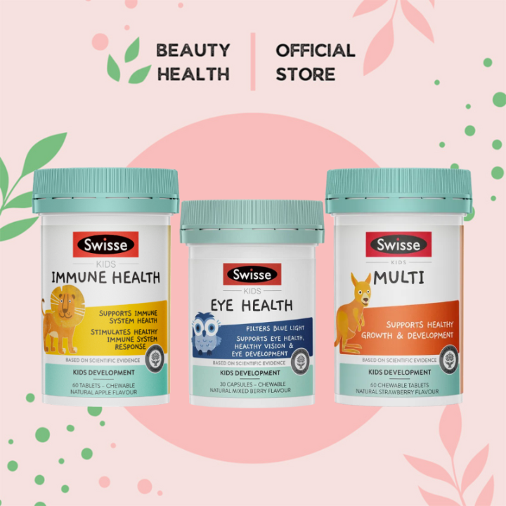 [SG l Authorized] Swisse Kids Eye Health 30 Chewable Capsules (Natural ...