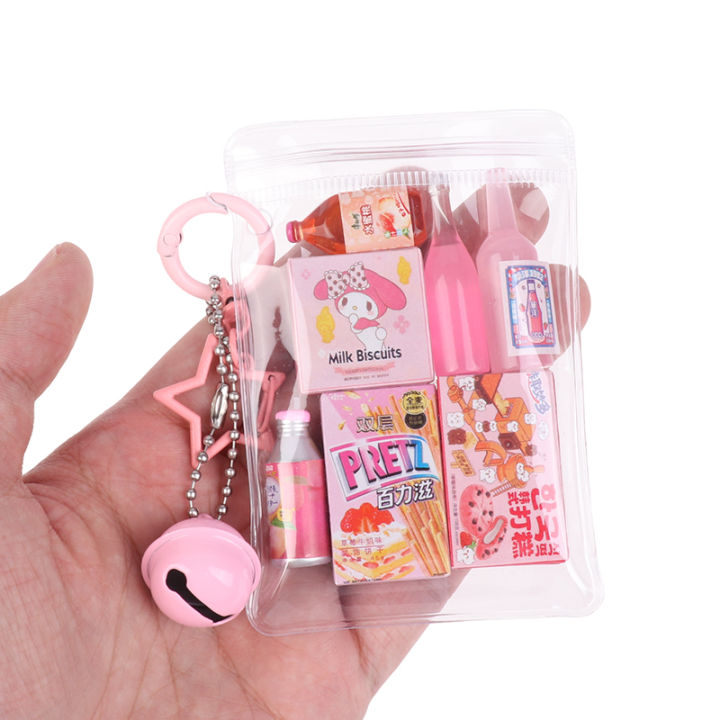 XIYAN Creative Mini Food Bag Toy Simulation Food Toys Keychain Cute ...