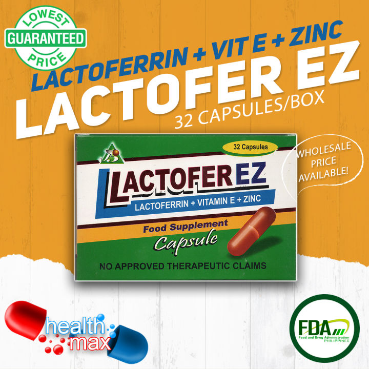 LACTOFER EZ | ANTI ACNE | LACTOFFERIN + VIT E + ZINC | LACTEZIN LIKE ...