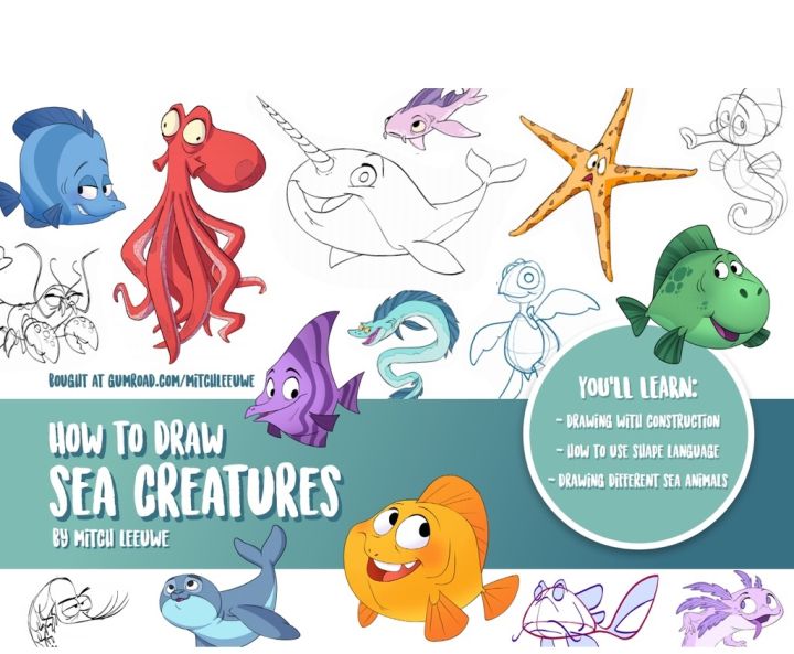 How to Draw Sea Creatures ( D ) | Lazada Indonesia