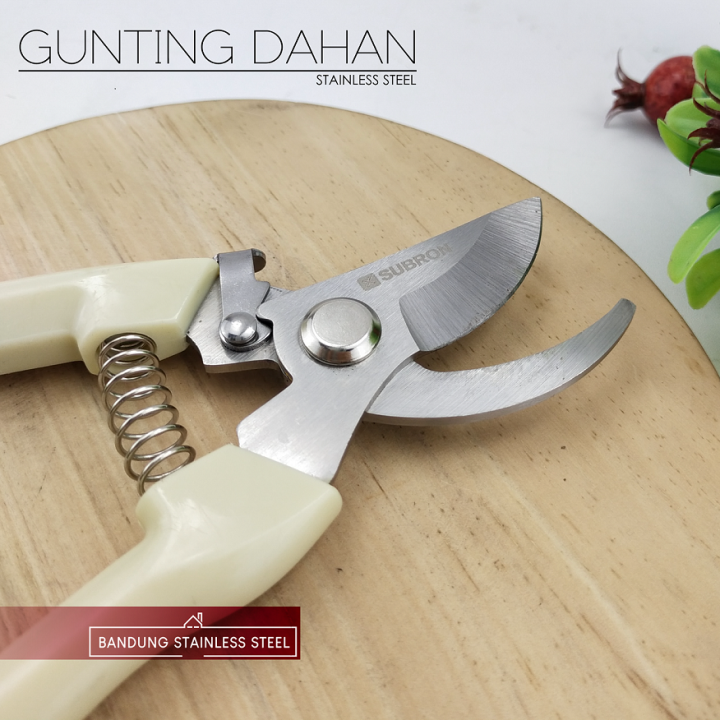 Gunting Dahan Taman Stainless Steel Perkakas Kebun Memotong Kayu ...