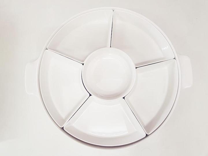Hot Sales Melamine Revolving Dome Serving Set / Dome Set | Lazada