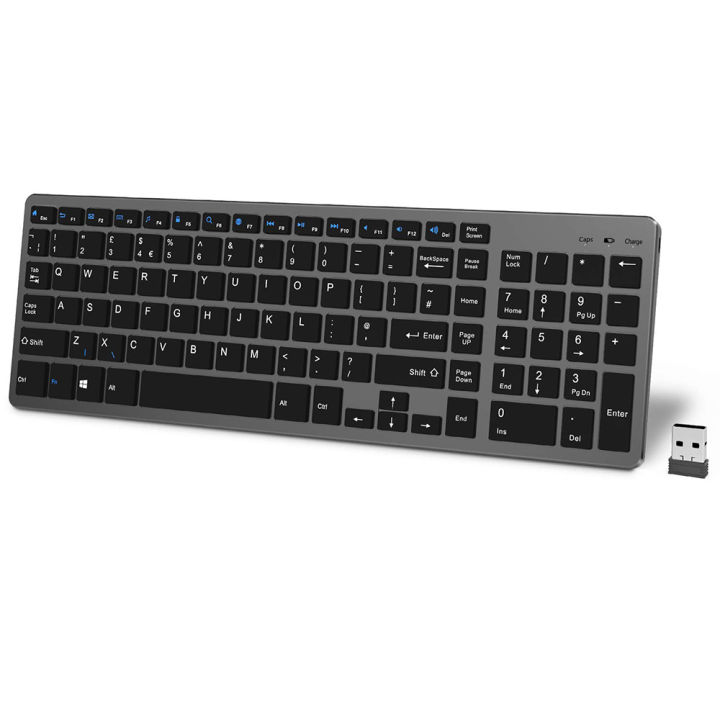 102 two key area charging slim and compact Bluetooth wireless keyboard ...