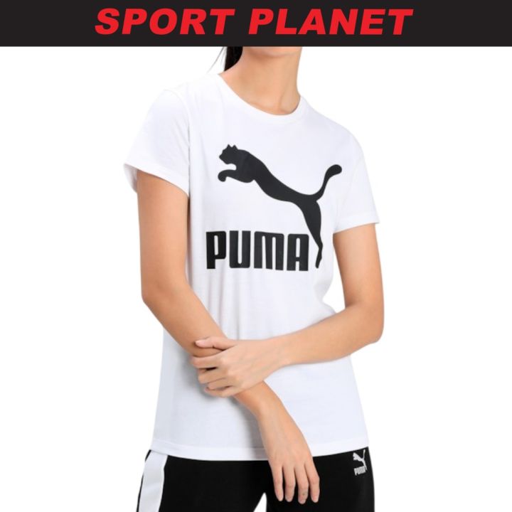 Puma Women Classics Logo Tee Shirt Baju Perempuan (530076-02) Sport ...
