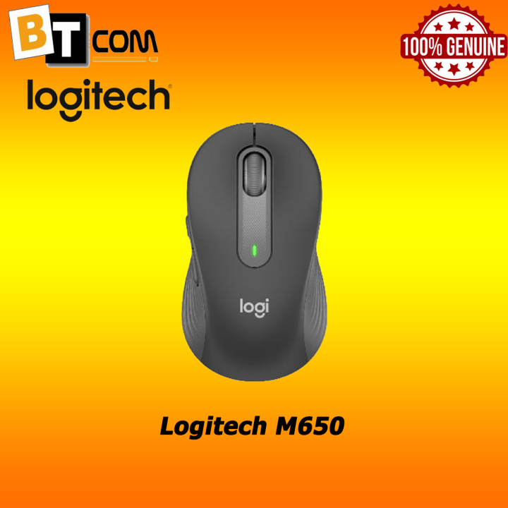 Logitech Signature M650 Dual-Mode Wireless/Bluetooth Mouse 910-006262 ...