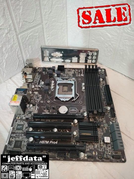 1150 socket Mother Board Asrock H87M Pro4 (not i3 i5 i7 ryzen amd ...