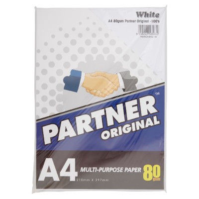 Partner Original White A4 Multi-Purpose Paper 80gsm (100 Sheets) | Lazada