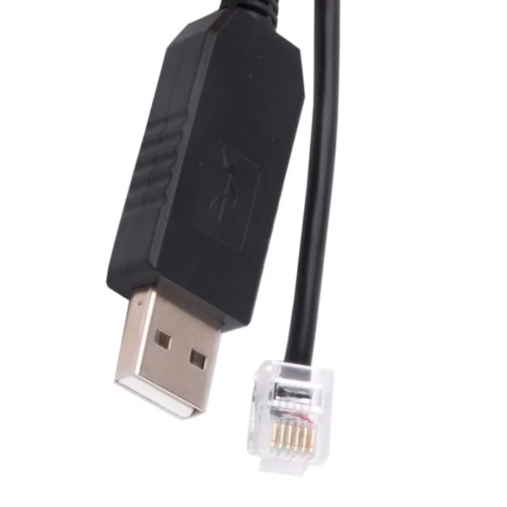 (MVFR) USB To Rj11 Rj12 6P4C Adapter Serial Control Cable EQMOD Cable ...