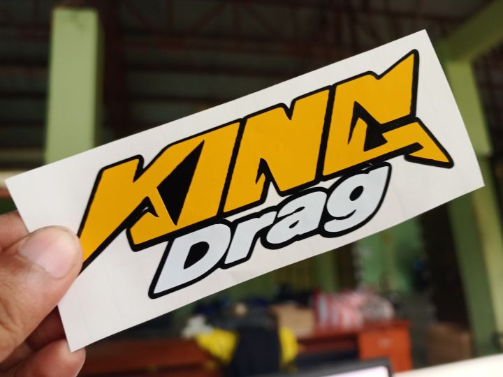 motorcycle and car sticker decals king drag | Lazada PH