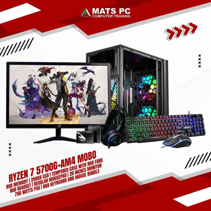 AMD COMPUTER PACKAGE AFFORDABLE PC SET COMPLETE COMPUTER SET AMD AND ...