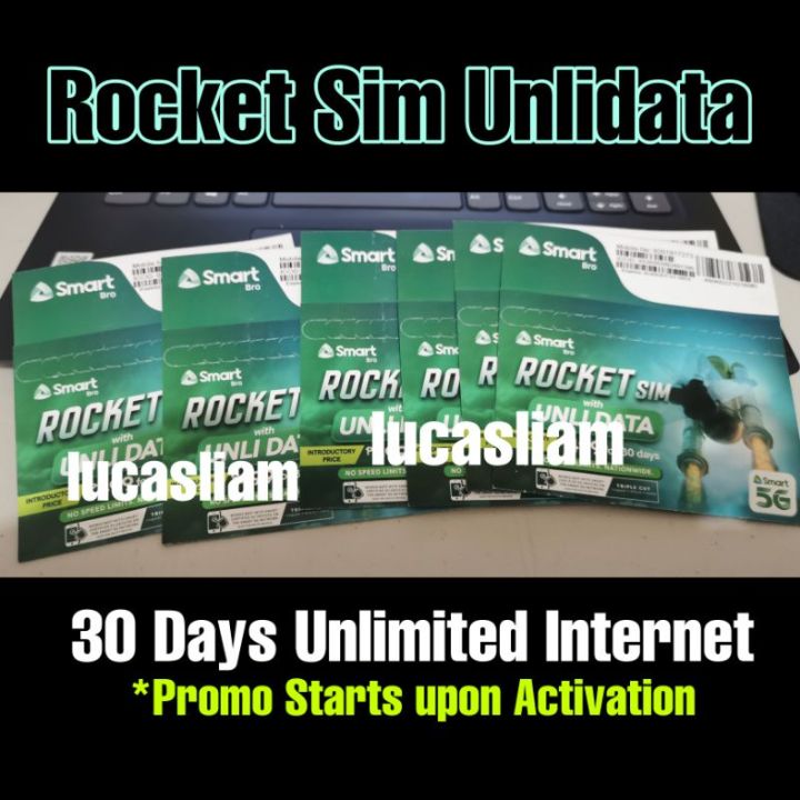 Rocket Sim 30 Days Unlidata (OLD 499) | Lazada PH