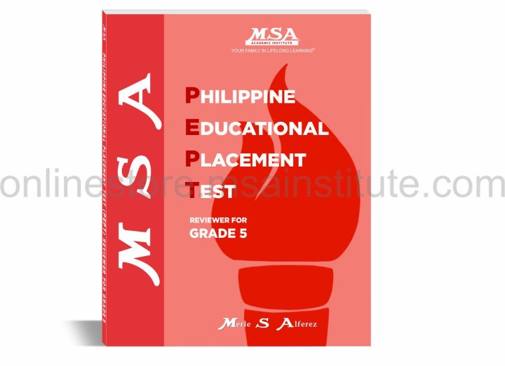 MSA Philippine Educational Placement Test PEPT for Grade 5 (Authentic ...