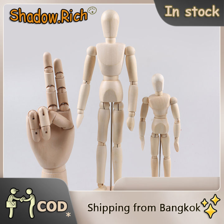 Mini Drawing Model New Art Class Wooden Human Male Manikin Jointed ...