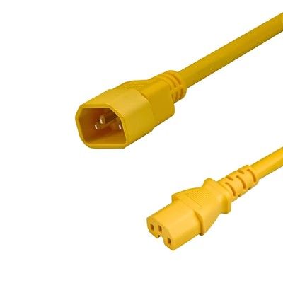 IEC320 C 14 to C 15 PDU UPS Male to Female Power Cord 0.5m/1m/1.8m/3m ...