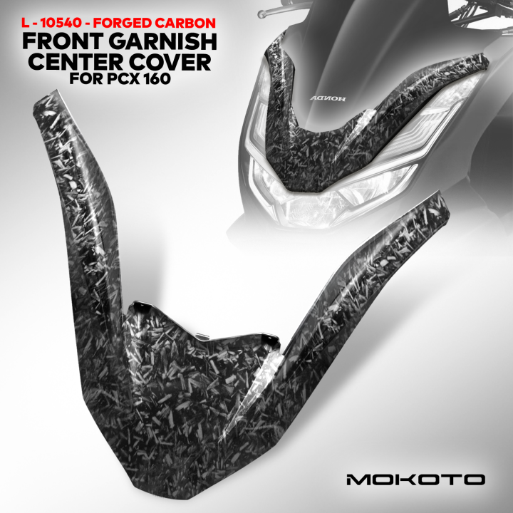MOKOTO PCX 160 FRONT CENTER COVER L-10539 CARBON / L-10540 FORGED ...