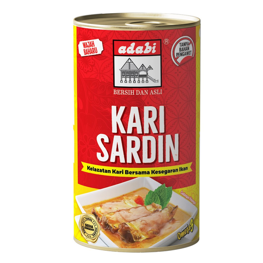 ADABI Kari Sardin 155G 425G | Lazada