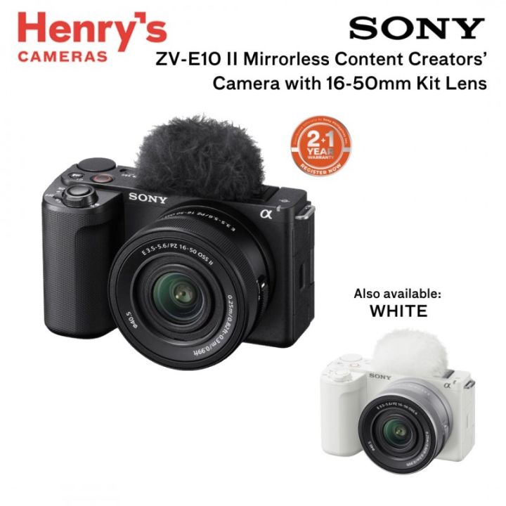 ﻿Sony ZV-E10 I, II Mirrorless Vlogging Digital Camera with 16-50mm Lens - Henry's Cameras PH ...