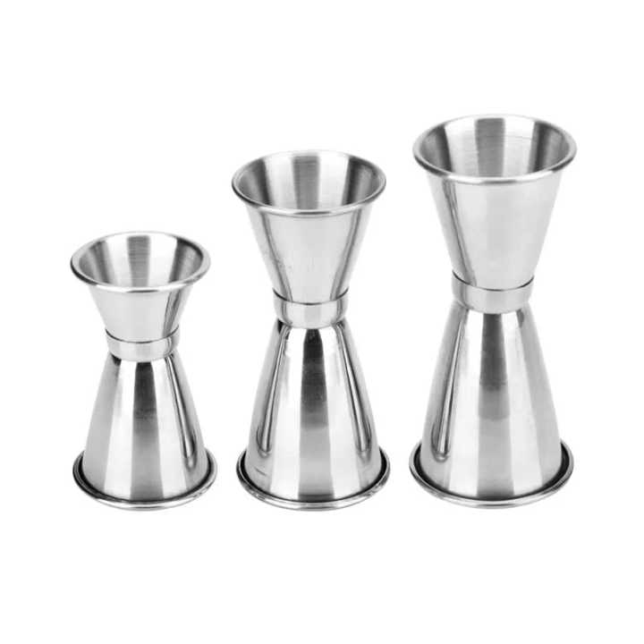 Top100 Jigger Measure Cup Bar Stainless Steel Gelas Ukur Tea Coffe Maker Stainless Steel