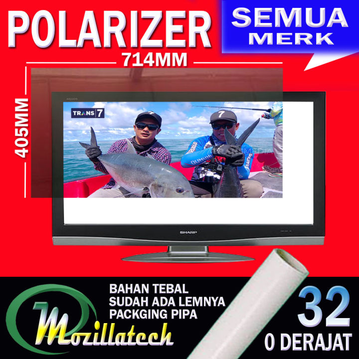 POLARIZER 32 INCH 0 DERAJAT 90 DERAJAT POLARIS POLARIZER TV LCD 32INCH ...
