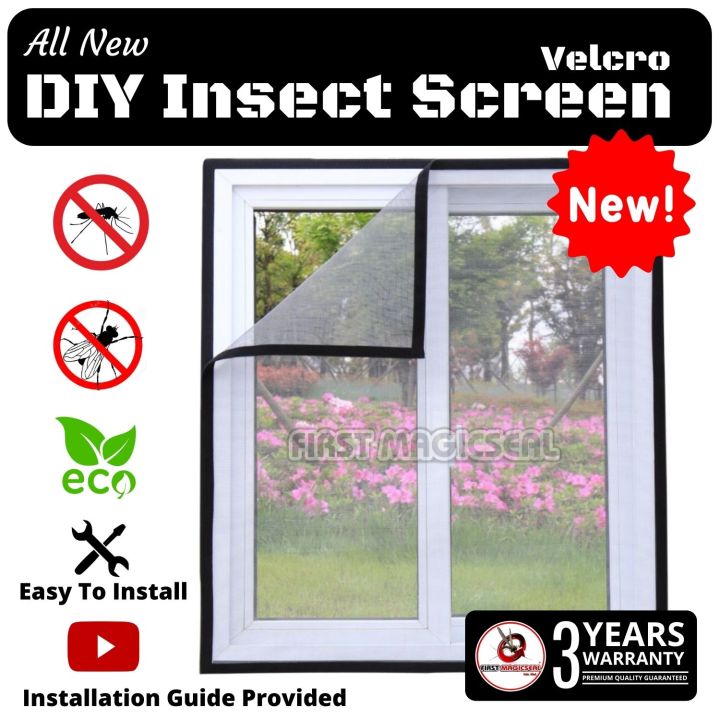 1srMagicSeal - DIY Velcro Insect Screen Fiberglass Window Door and ...