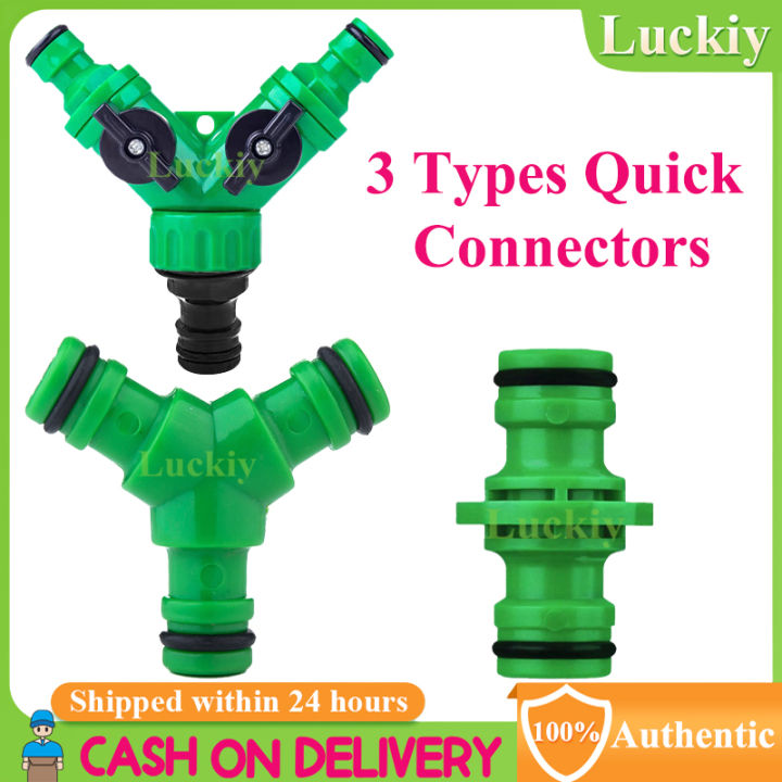 1/2" Water splitter connector 1/2/3 Way Plastic garden hose splitter ...