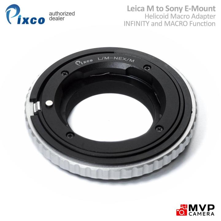 Leica M LM Helicoid Macro to Sony Emount E-mount NEX FE Adapter PIXCO ...