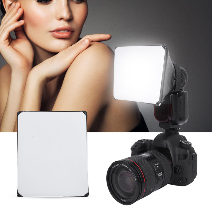 VBESTLIFE Universal Camera Flash Diffuser Rectangle Shape Speedlite ...