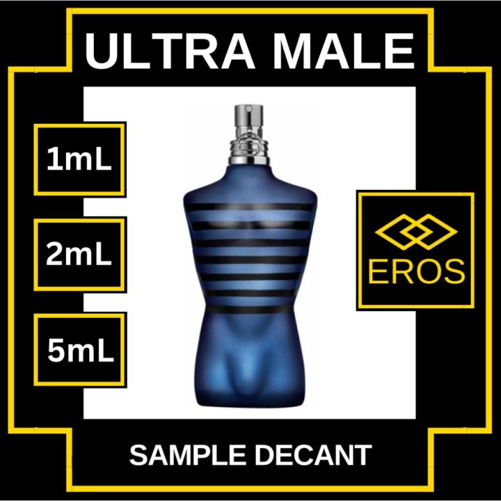 Ultra Male decant 2mL/5mL sample perfume spray vial Eros Boutique ...