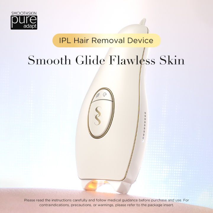 SMOOTHSKIN Pure Adapt IPL Device with AI Skin Tone Sensor Auto-Adjust ...
