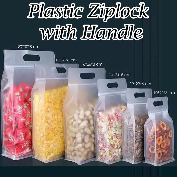 Smart Pick 1/10/20/50Pcs Transparent Plastic Food Packaging Ziplock Bag ...