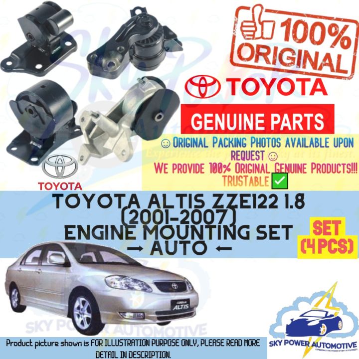 TOYOTA ALTIS (ZZE122) 1.8 (AUTO) (2001-2007) 100% ORIGINAL TOYOTA ...