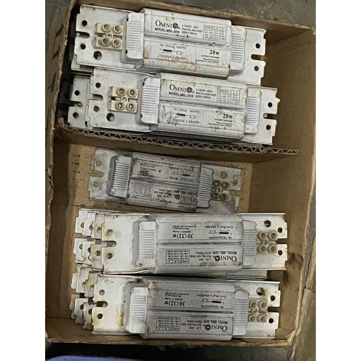 philips ge benzell VS DS flourescent delta fiamm magnetic ballast 40 ...