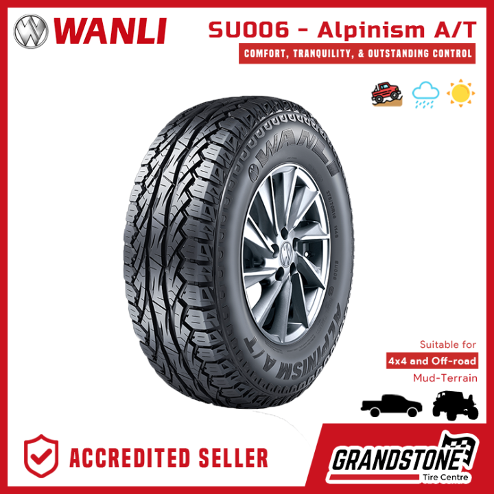 Wanli SU006 ALPINISM AT Passenger Car Tires SUV Rim 17 Rim 18 Rim 20 part 2 of 2 www.grandstone ...