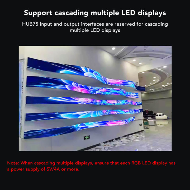 LED Matrix Panel 2 HUB75 Interface LED Matrix Display 96x48 for Curved ... LED Matrix Panel 2 HUB75 Interface LED Matrix Display 96x48 for Curved ...
