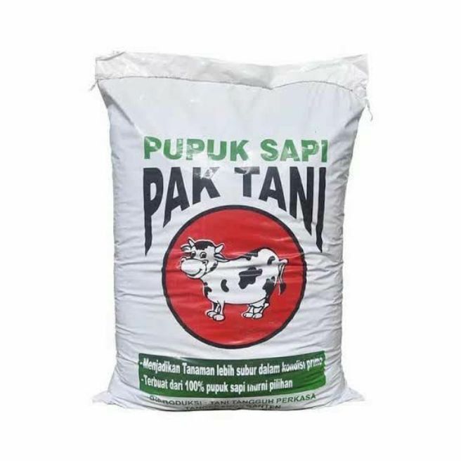pupuk kandang sapi organik PAK TANI 1 karung / pupuk kandang sapi ...
