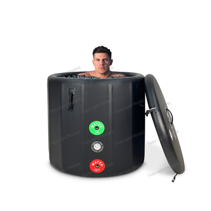 Luxury ice barrel spa s icebath inflatable hot tub ice bath cold plunge ...