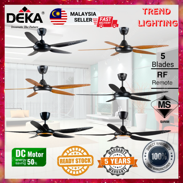 DEKA Ceiling Fan 56" 12 Speeds DC Motor Kipas Siling DDC21 DDC21L & DC2 ...