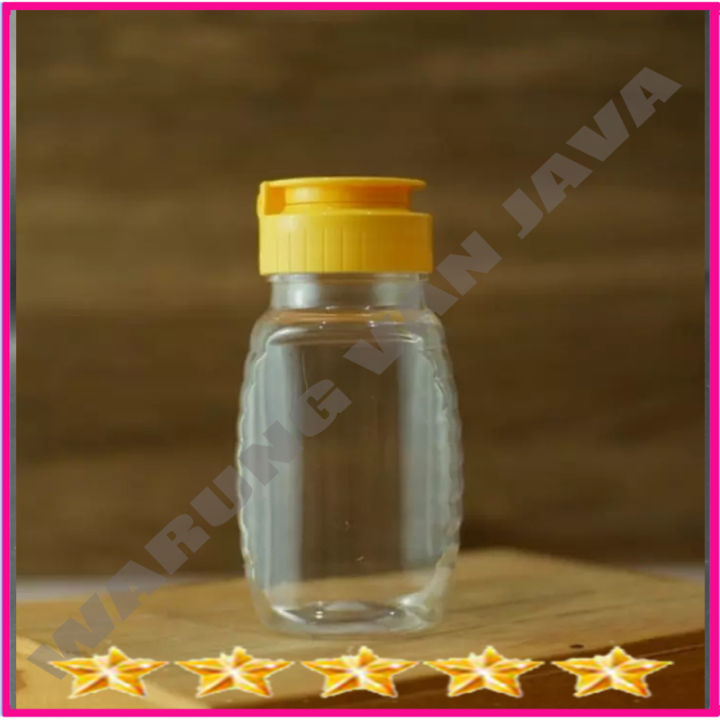 Botol Plastik Madu TJ 110ml tutup Kuning tutup Fliptop isi 10pcs ...