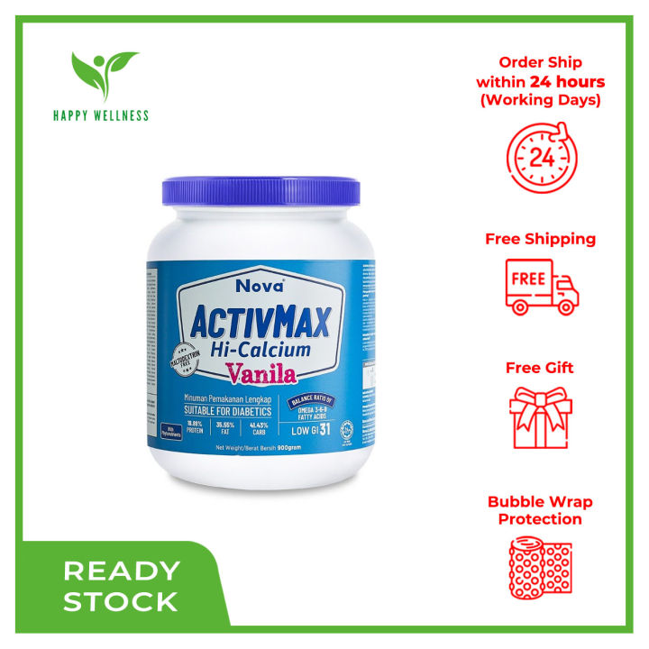 Nova Activmax High Calcium Vanilla 900g (Exp: 11/2025) | Lazada