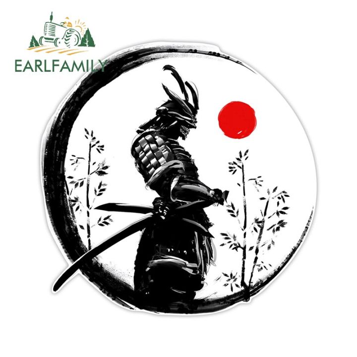 EARLFAMILY 13cm x 13cm Samurai Warrior Japanese Stickers and Decals for ...