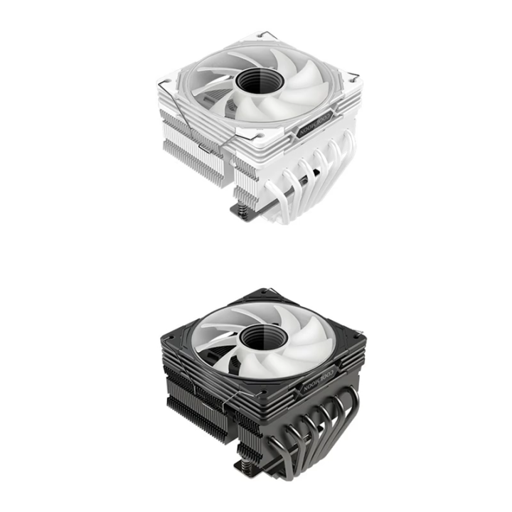 Efficient Down Flows 6 Heat Pipe CPU Air Coolers with ARGB Lighting ...