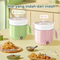 MAIMEITE Panci Listrik 1.8L Kompor listrik pintar Pelajar Pot Portable ...