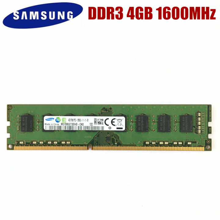 Samsung 4G 4GB 1rx8 2Rx8 PC3 PC3L 12800u DDR3 1600Mhz PC Máy tính để bàn RAM máy tính để bàn Bộ ...