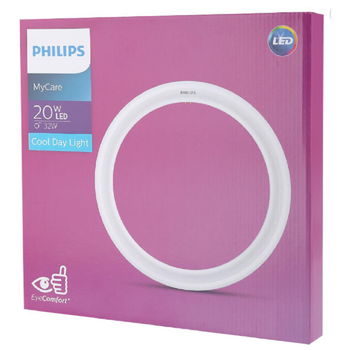 หลอด LED PHILIPS Circular 20 วัตต์ COOLDAYLIGHT G10 ฟิลิปส์ หลอดไฟกลม ...
