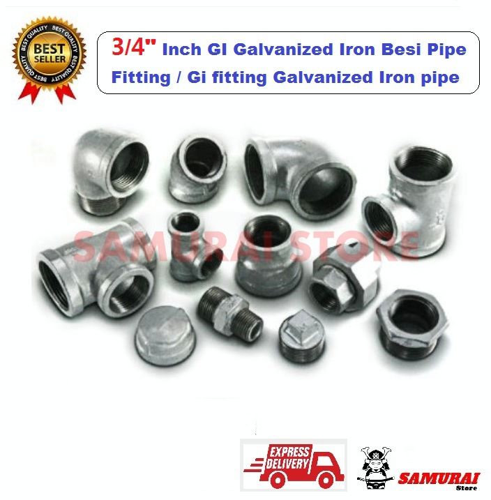 1/2" Inch GI Galvanized Iron Besi Pipe Fitting / Gi fitting Galvanized Iron pipe | Lazada