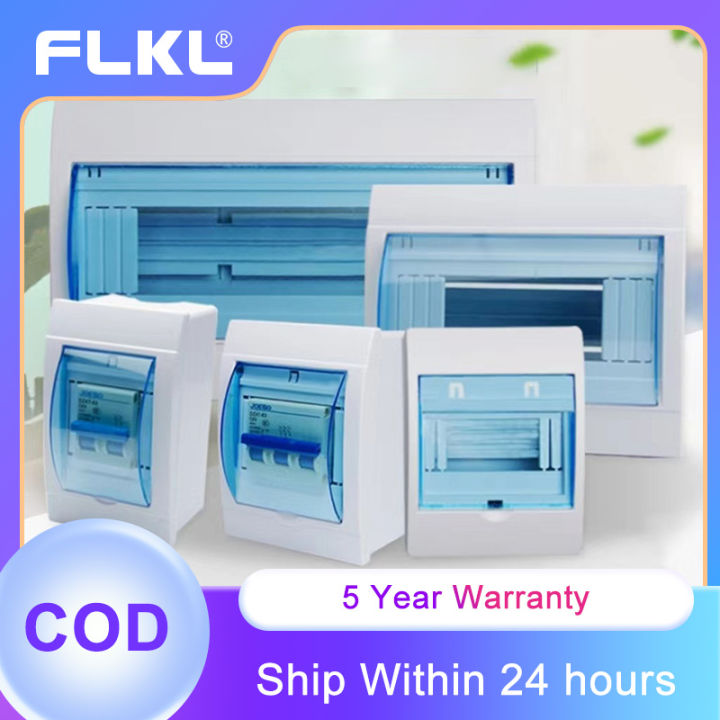 FLKL Panel Box Rail Type Miniature Circuit Breaker Metal Base Embedded ...
