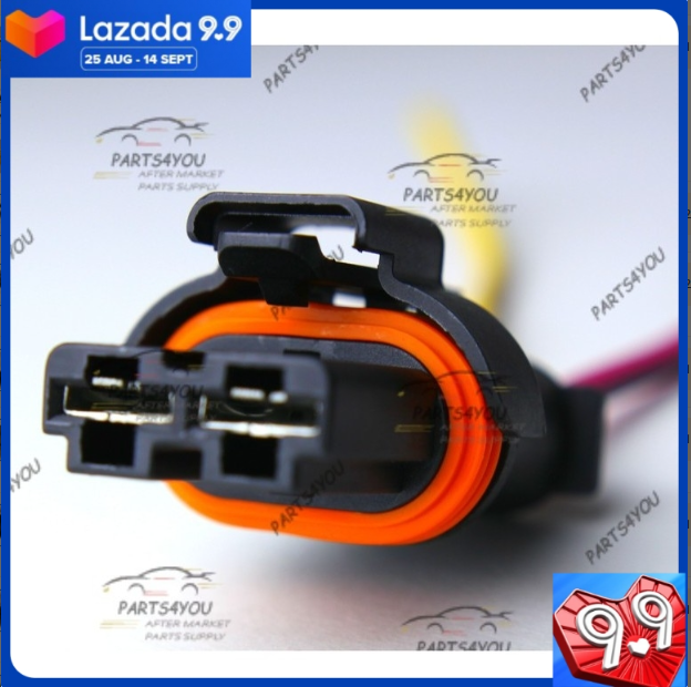 2 PIN FORD/ CHEVROLET COOLING RADIATOR SOCKET CONNECTOR (FEMALE) With ...