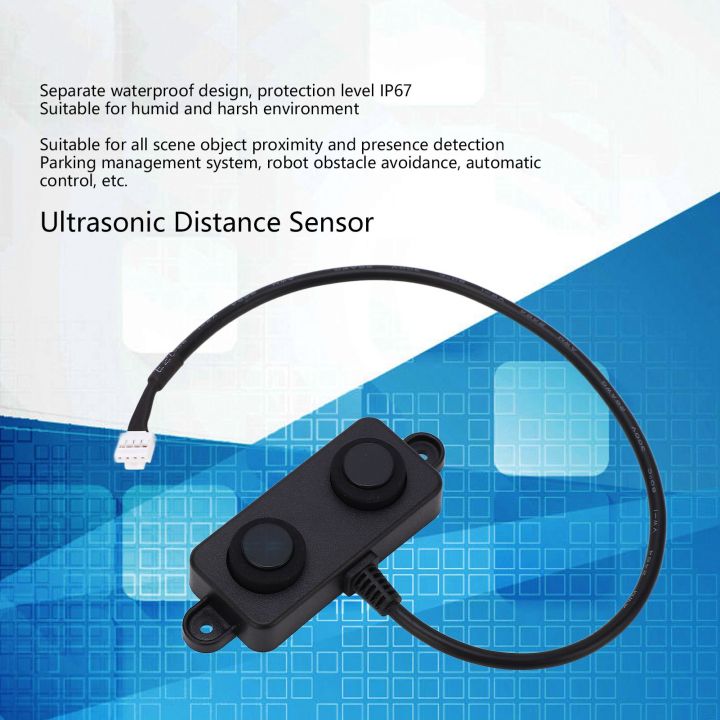 Ultrasonic Distance Sensor Waterproof Garage Parking Occupancy Detector ...